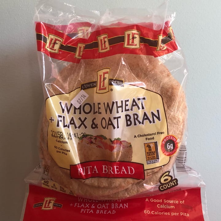 L’oven Fresh Whole Wheat + Flax & Oat Bran Pita Bread Review | abillion