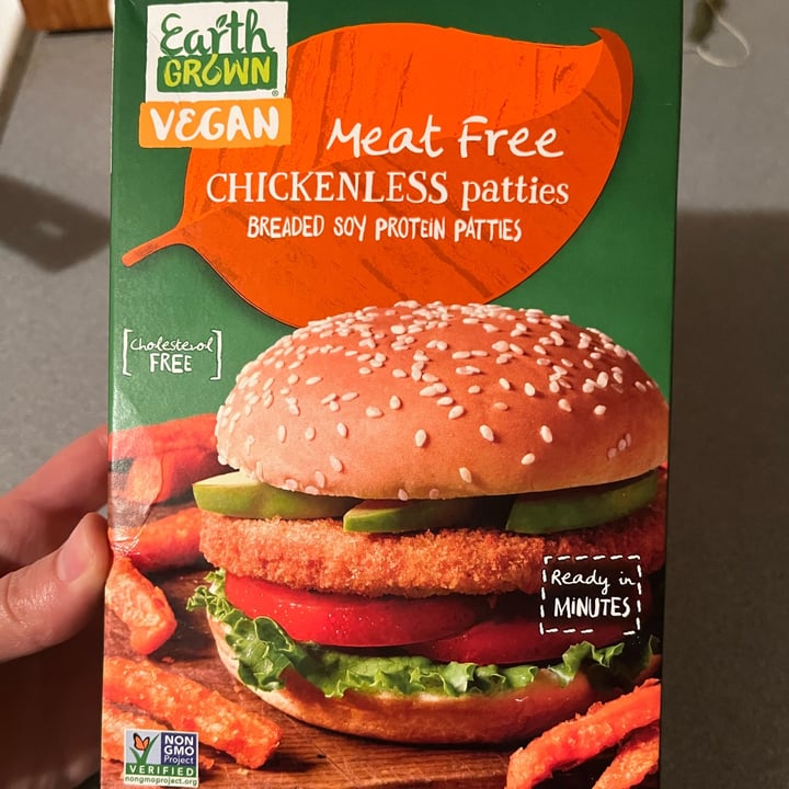 Earth Grown Meat Free Chickenless Patties Review | abillion