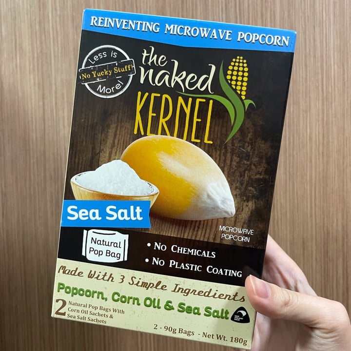 the naked kernel Sea Salt Popcorn Review | abillion