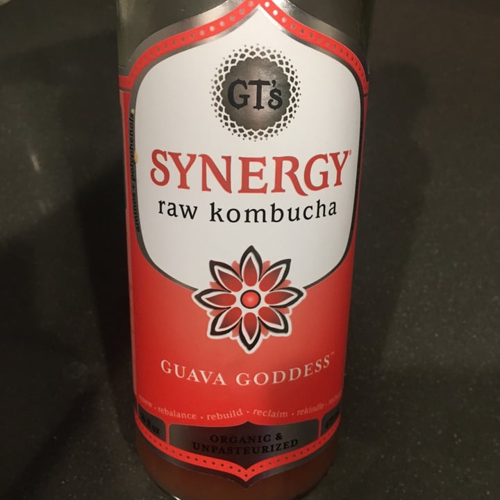 Synergy Raw Kombucha Guava Goddess Synergy Raw Kombucha Guava Goddess ...