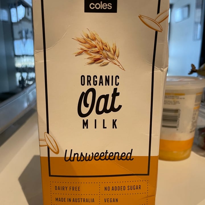 Coles Organic oat milk Review | abillion