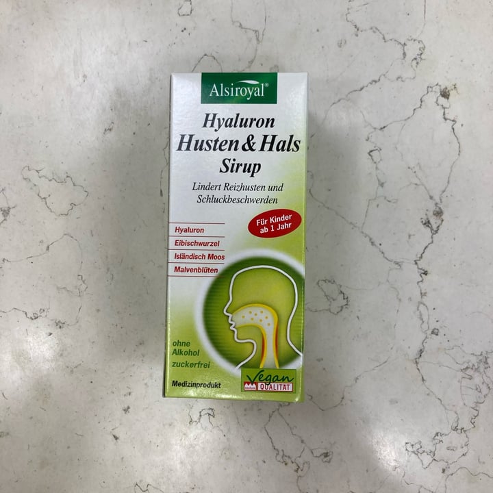 Alsiroyal Hyaluron Husten&Hals Sirup Review | abillion
