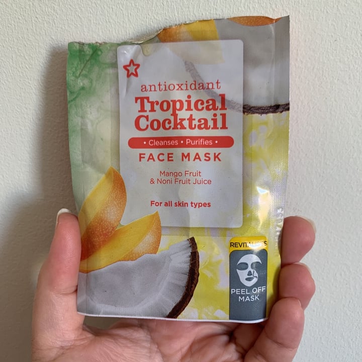 Superdrug Store plc Antioxidant tropical cocktail face mask Review ...