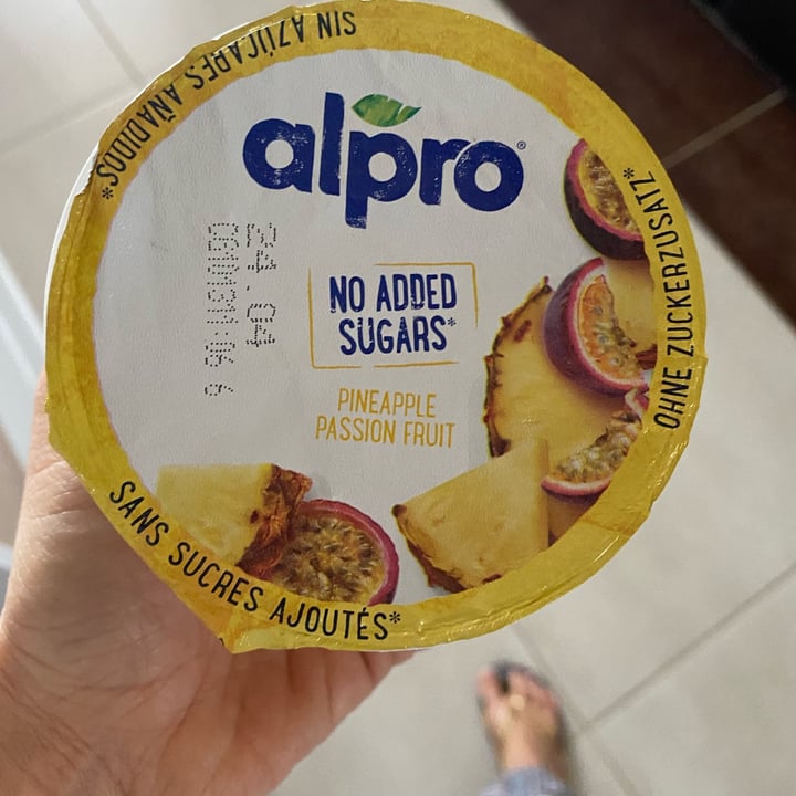 Alpro Ananas Fruit Passion Yogurt Review | abillion