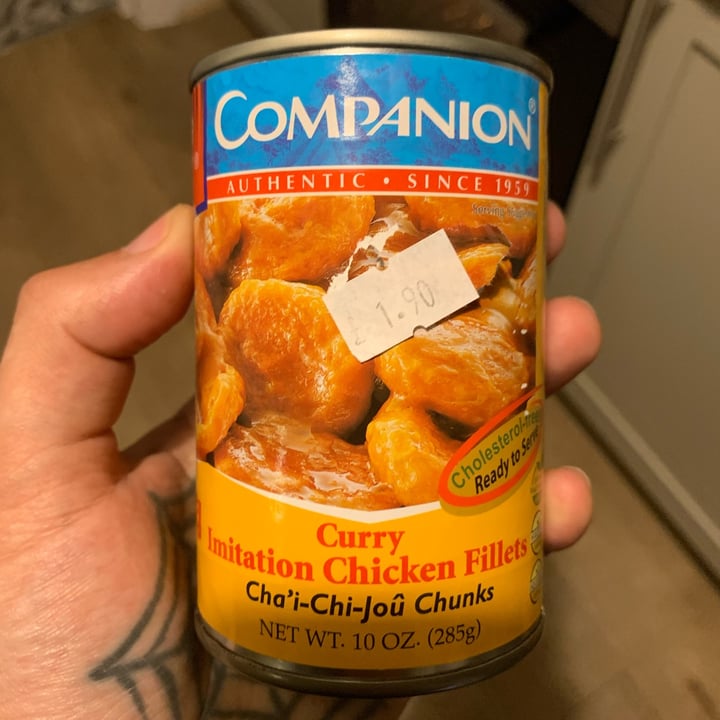 Companion Curry Imitation Chicken Fillets Review | abillion