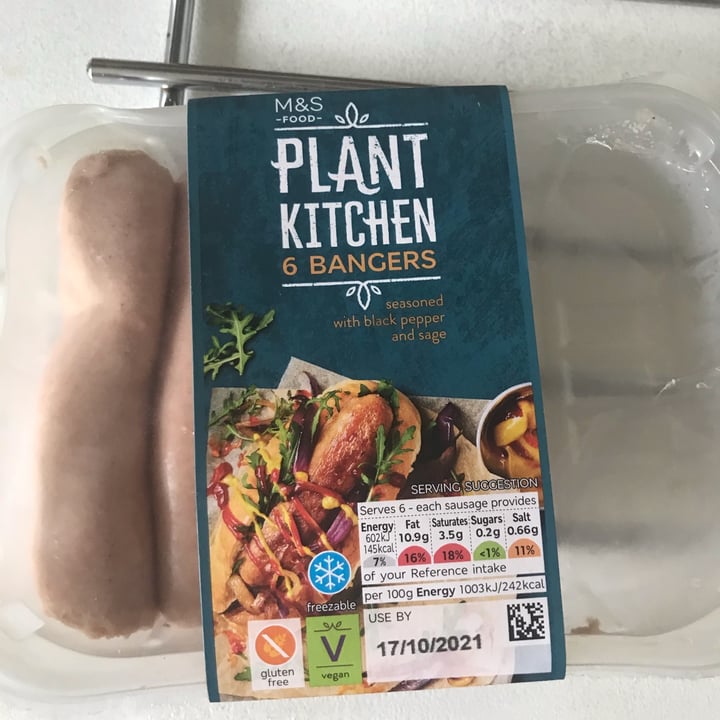 Plant Kitchen (M&S) 6 Bangers Reviews | abillion
