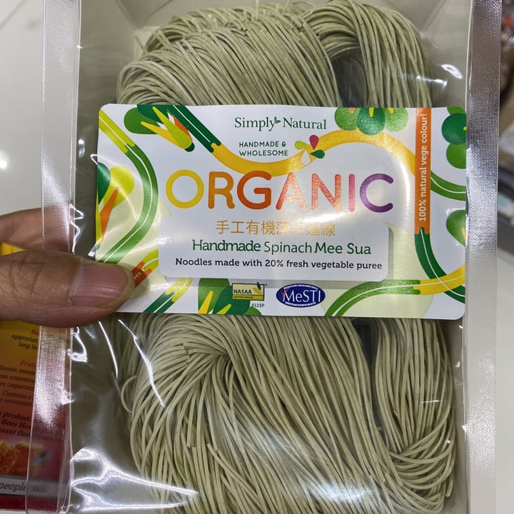 Simply Nature Handmade spinach mee sua Review | abillion