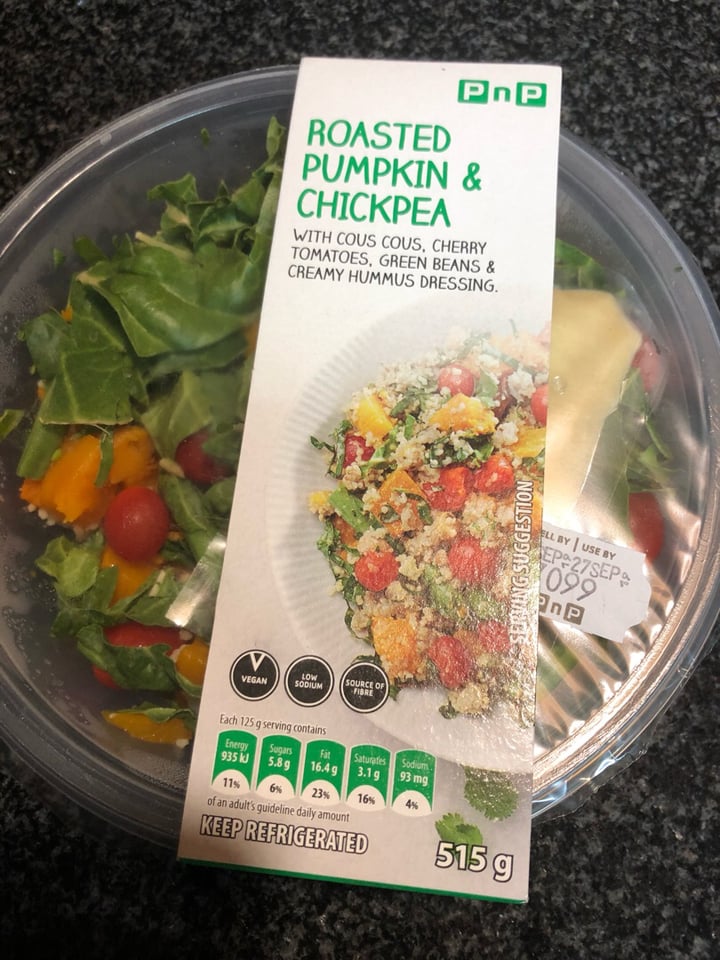 Pick n Pay Roasted Pumpkin And Chickpea Review | abillion