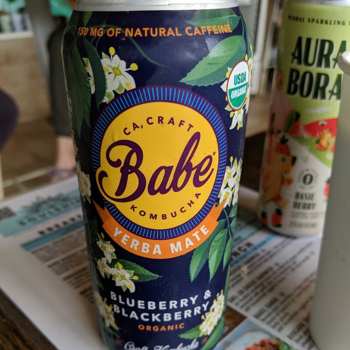 Babe kombucha Blueberry & blackberry yerba mate Review | abillion
