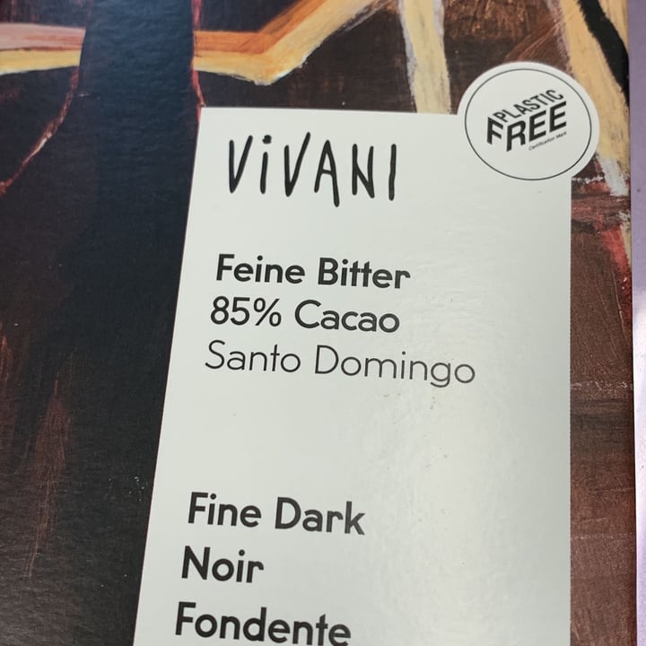 Vivani Feine Bitter 85% Cacao Santo Domingo Review | abillion