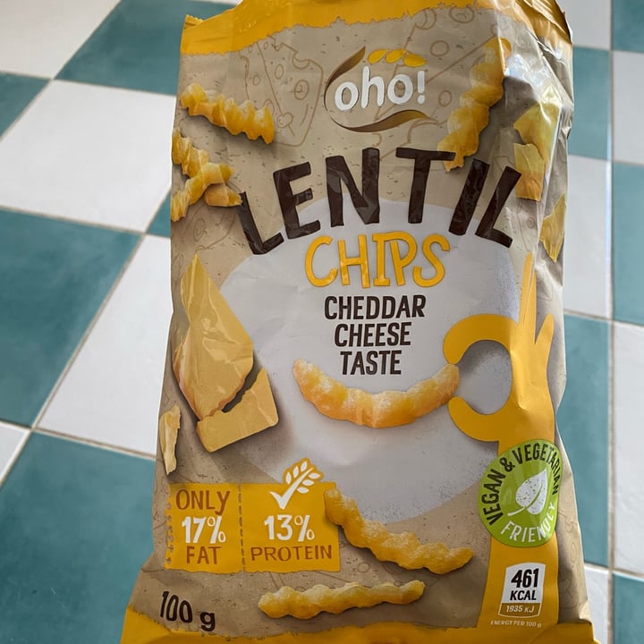 Oho! Cheddar Cheese Taste Lentil Chips Review | abillion