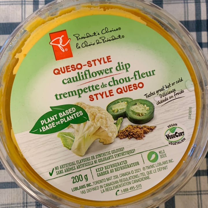 President's Choice Queso Style Cauliflower Dip Review | abillion