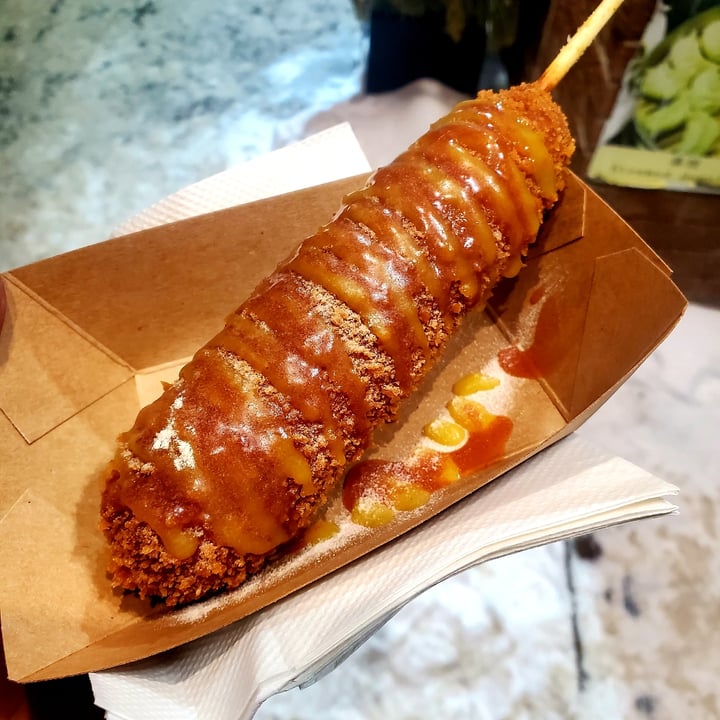 Chungchun Kogo Coreen Ville-Marie, Montréal, Canada Hotdog Vegan Review ...