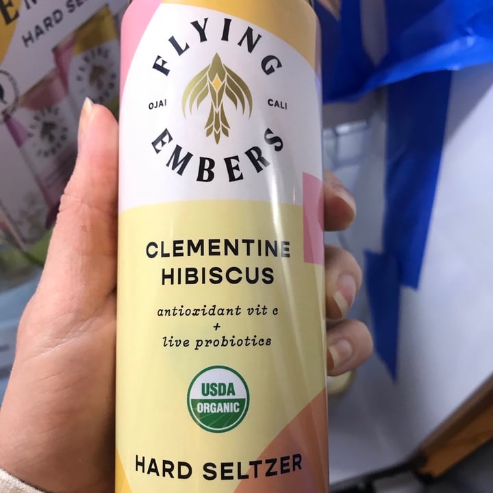 Flying embers Clementine Hibiscus Hard Seltzer Review | abillion