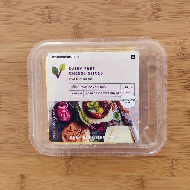 Woolworths Food Dairy Free Cheese Slices Review | abillion