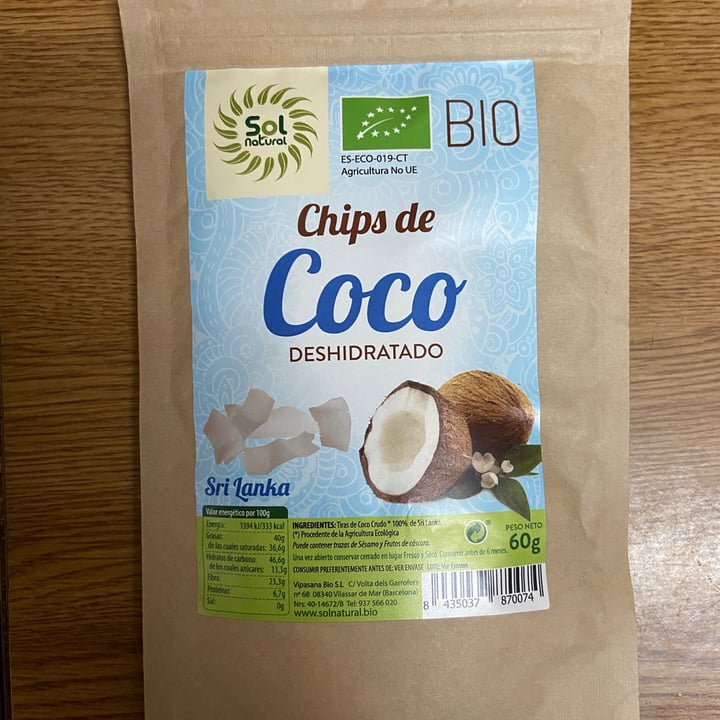 Sol Natural Chips de coco Review | abillion