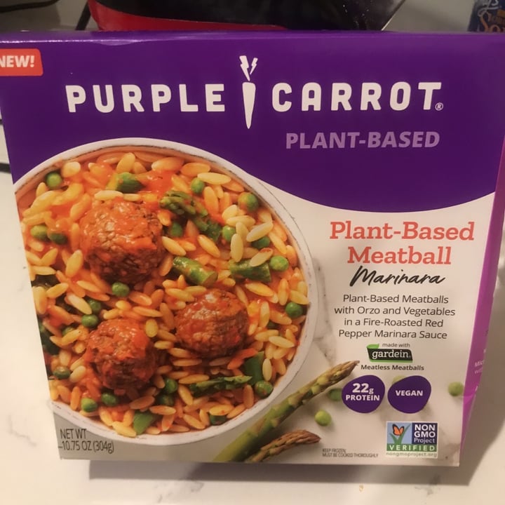 Purple Carrot Plant-Based Meatball Marinara Review | abillion