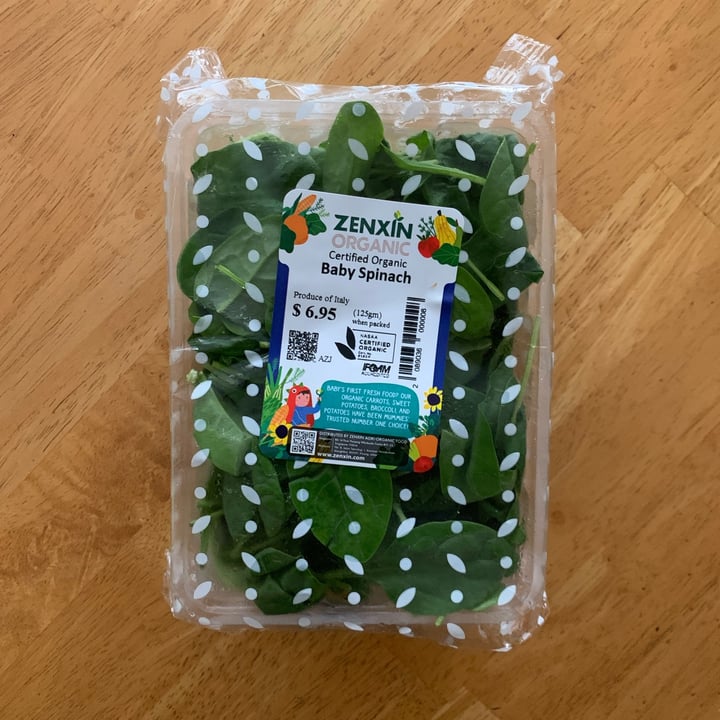 Zenxin Organic Baby Spinach Review | abillion