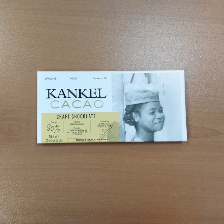 Kankel Cacao Craft Chocolate 80% Cacao Origin Madagascar Review | abillion