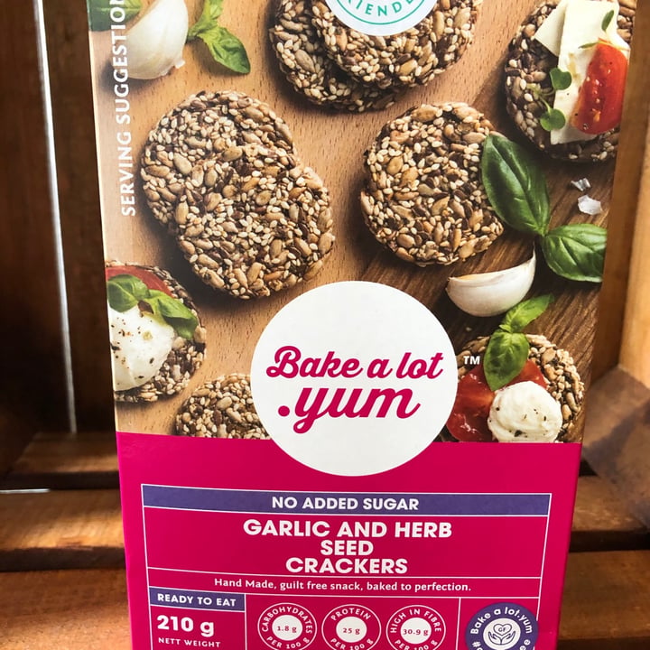 Bake a lot.yum Seeded Crackers Review | abillion