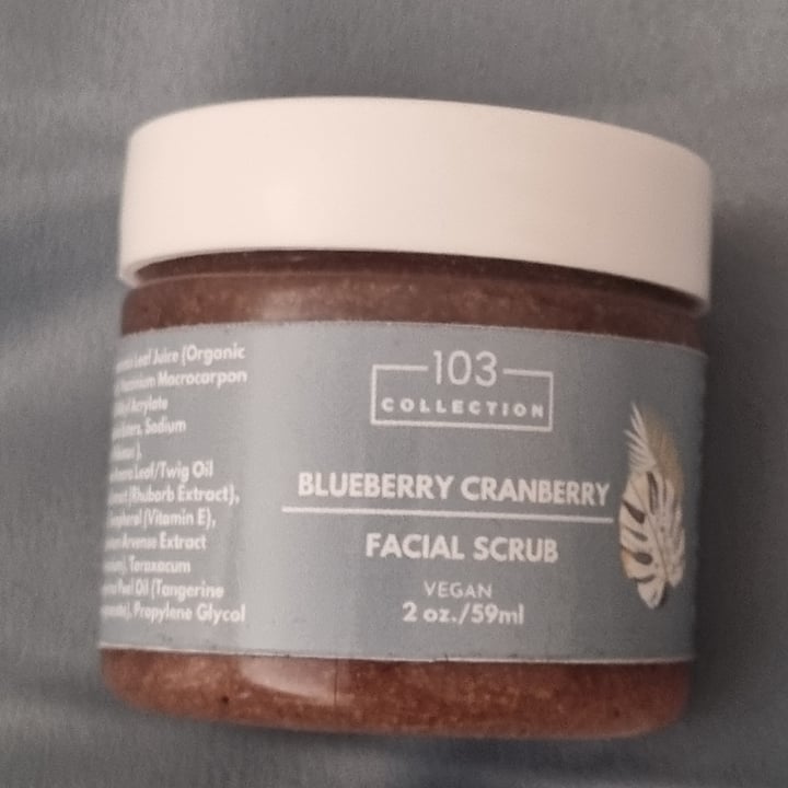 103 collection Blueberry Cranberry Facial Scrub Review | abillion