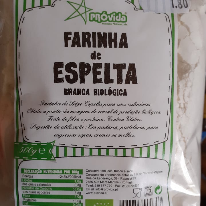 Provida - Produtos Naturais Farinha De Espelta Review | abillion