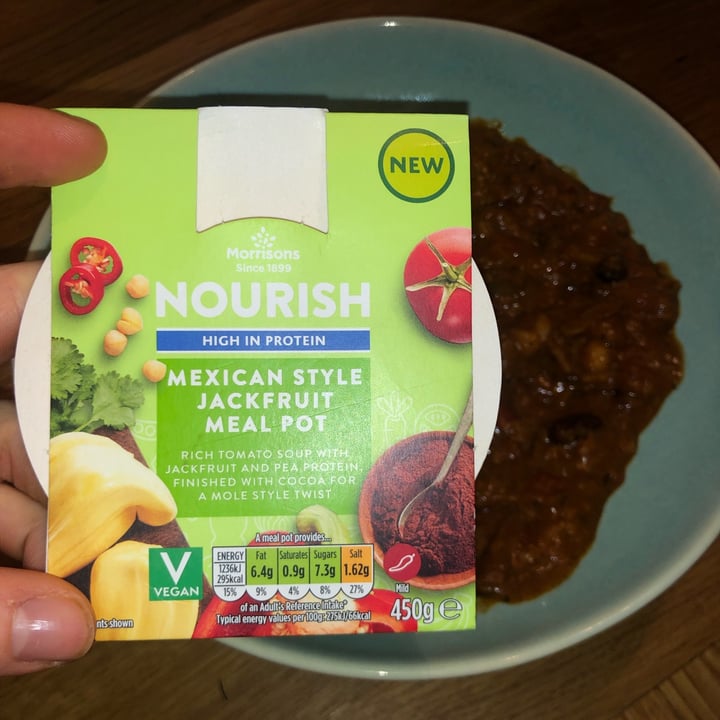 Morrisons Nourish Mexican Chipotle Jackfruit Meal Pot Review | abillion