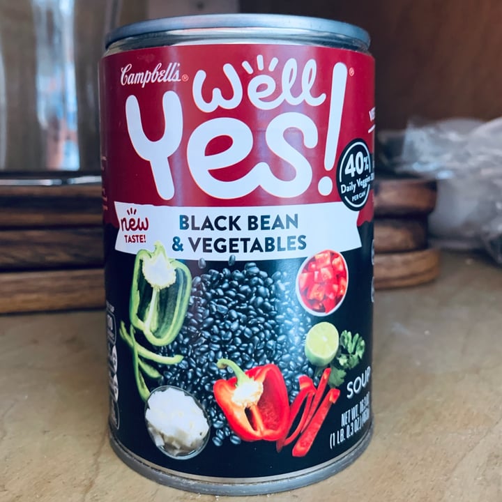 Campbell's Well Yes Black Bean and Vegetable Soup Review | abillion