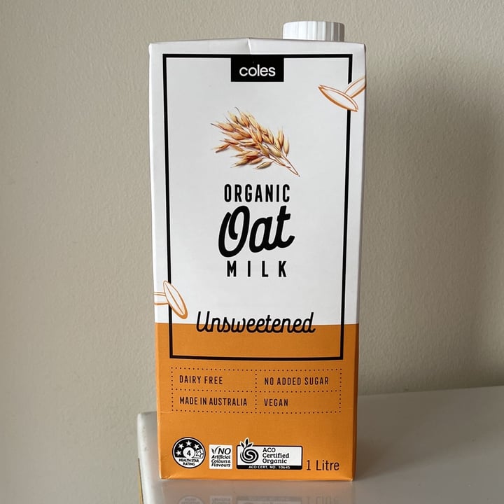 Coles Organic oat milk Review | abillion