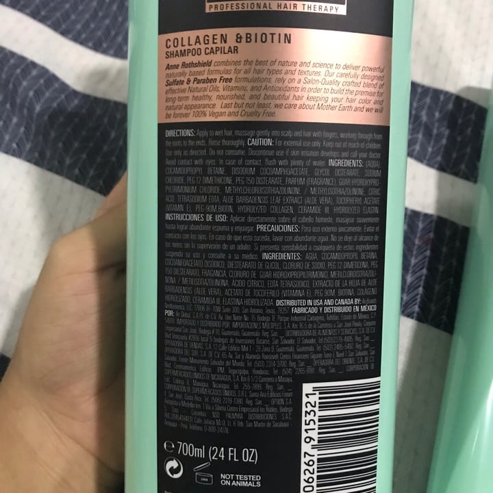 Anne Rothshield Collagen & Biotin Shampoo Review | abillion