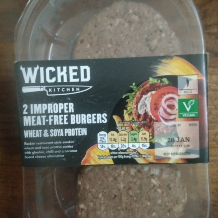 Wicked 2 improper meat free burgers Review | abillion