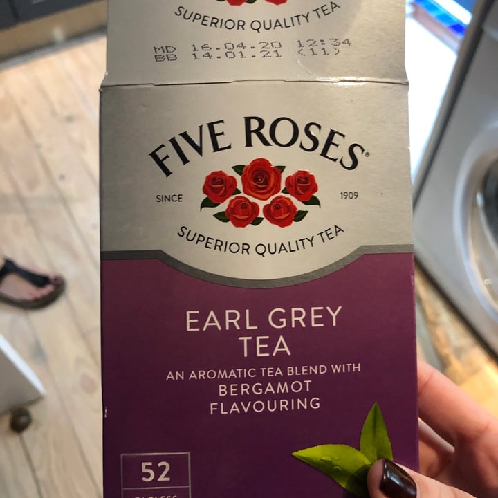 Five roses Earl grey tea Review | abillion
