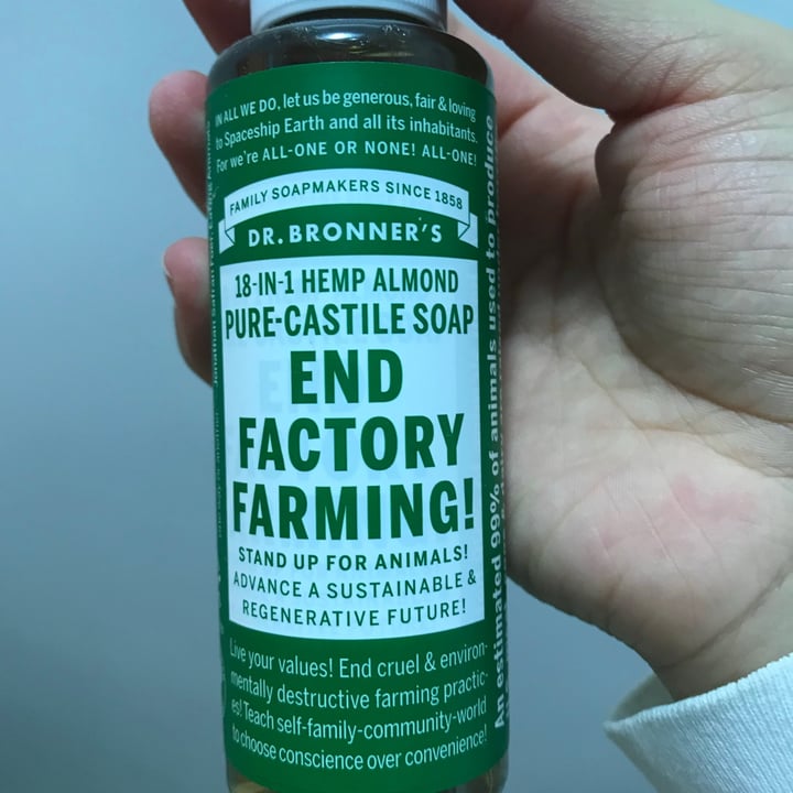 Dr. Bronner's 18 in 1 Hemp Almond Pure-Castile Soap Review | abillion