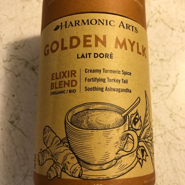 Harmonic Arts Golden Mylk Elixir Blend Review | abillion