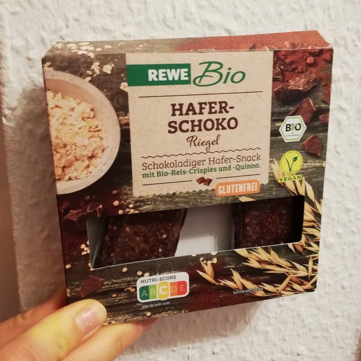 Rewe Bio Hafer schoko Riegel Review | abillion