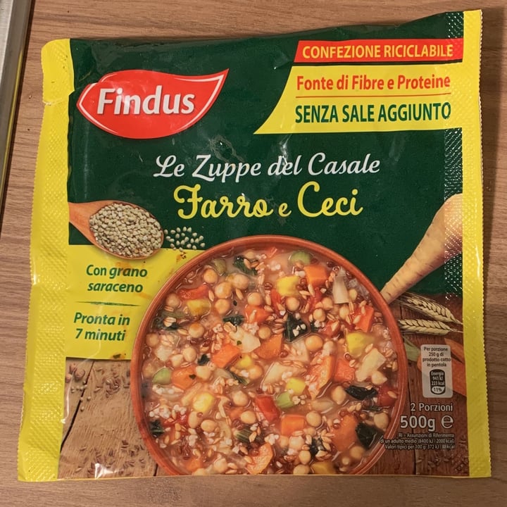 Findus Zuppa farro e ceci Review | abillion