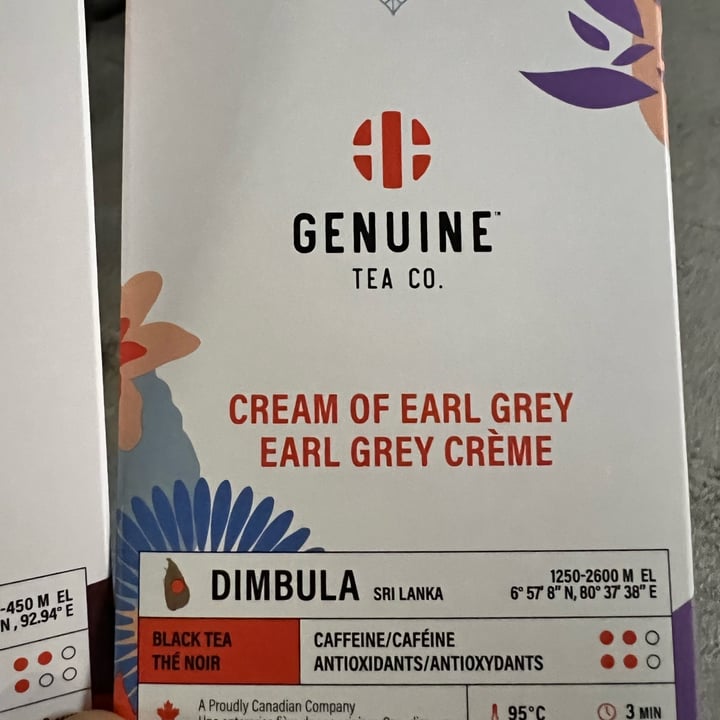 Genuine Tea Co. Cream Of Earl Grey Review | abillion