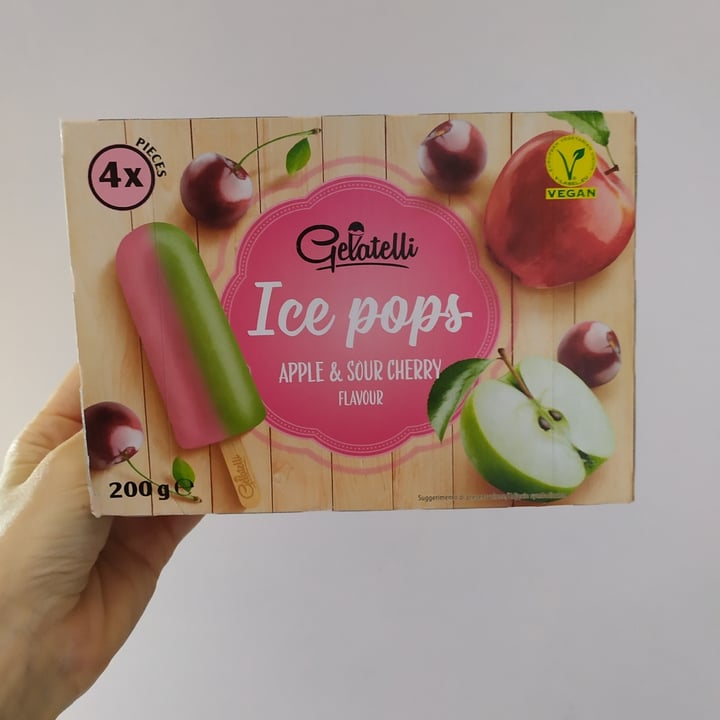 Gelatelli ice pops Apple & Sour Cherry Flavour Review | abillion