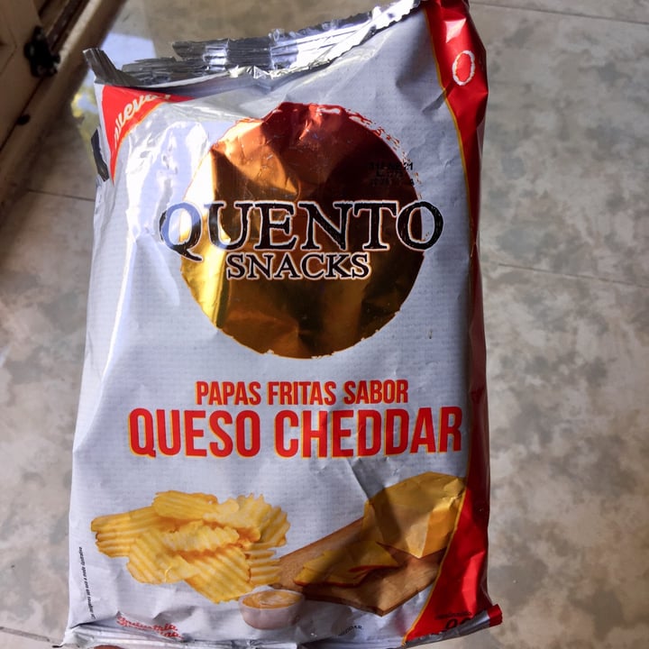 Quento Snacks Papas Fritas Sabor Queso Cheddar Review | abillion