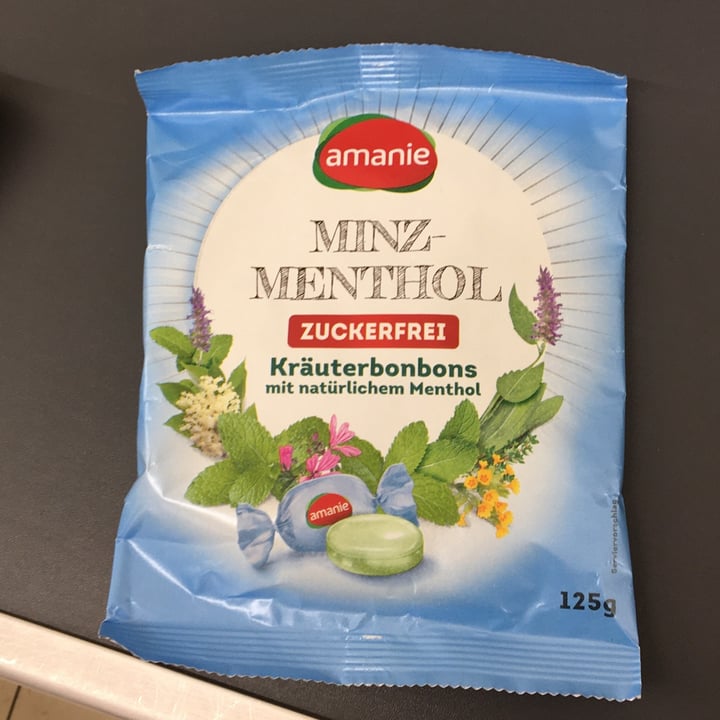 amanie Kräuterbonbons Minz-Menthol zuckerfrei Review | abillion