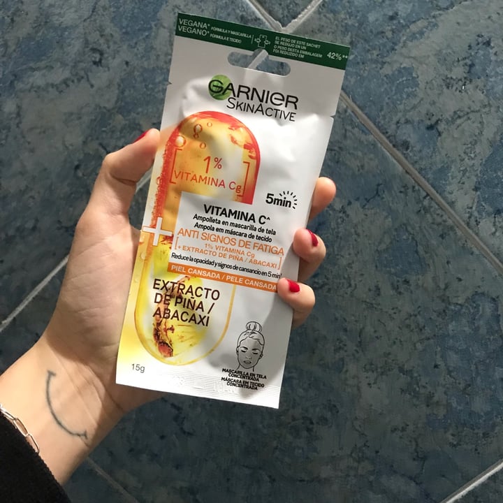 Garnier Fructis Skin active maschera vitamina c Review | abillion