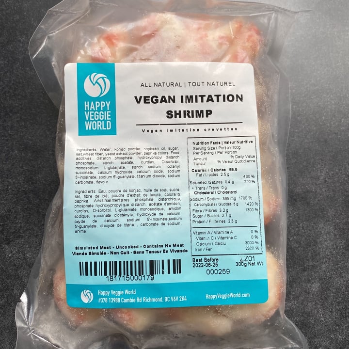 Happy Veggie World Vegan Imitation Shrimp Review | abillion