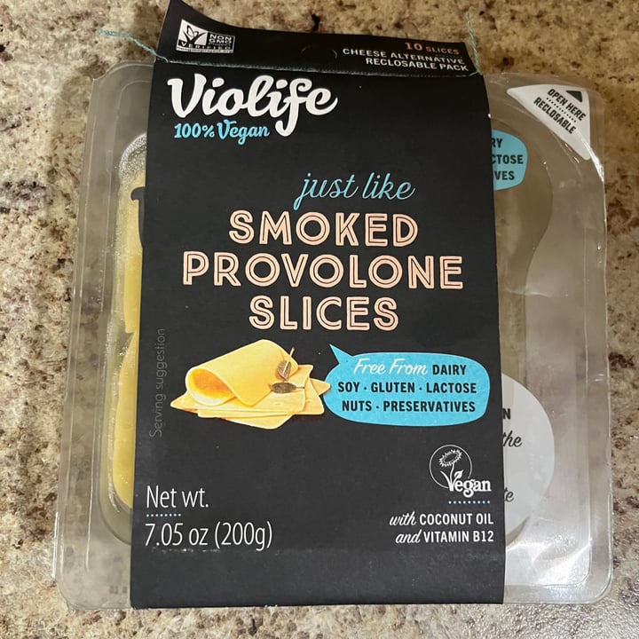 Violife Smoked Flavoured Provolone Style Slices Review | abillion