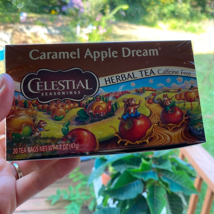 Celestial Seasonings Caramel Apple Dream Herbal Tea Review | abillion