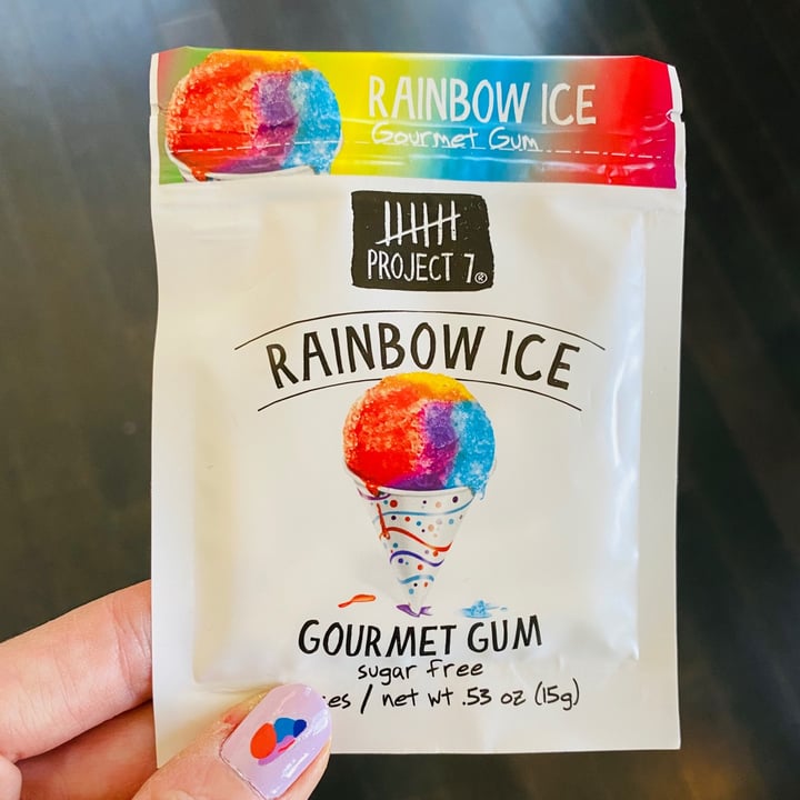 Project 7 Rainbow Ice Gourmet Gum Review | abillion