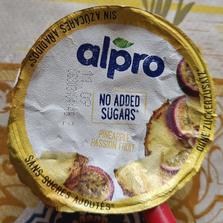 Alpro Ananas Fruit Passion Yogurt Review | abillion