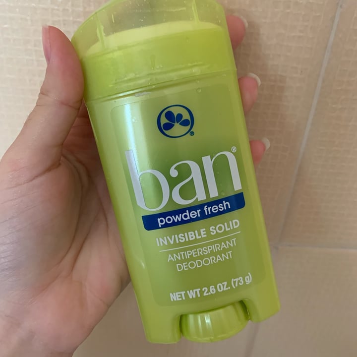 Ban deodorant Deodorant Review | abillion