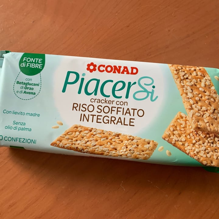 Conad Crackers con riso soffiato integrale Review | abillion