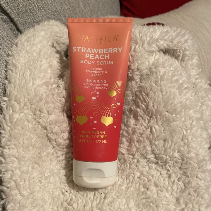 Pacifica Strawberry peach body scrub Review | abillion