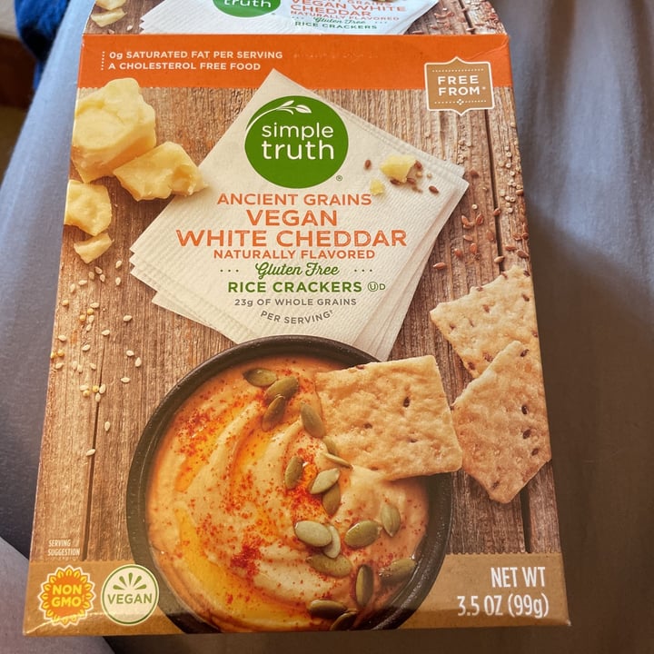 Simple Truth Ancient grains vegan white cheddar gluten free rice ...
